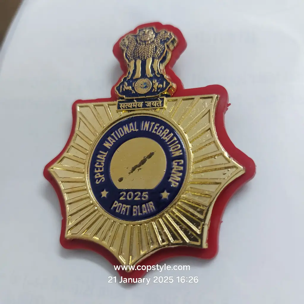 Special National Integration camp 2025 Port Blair ncc badge